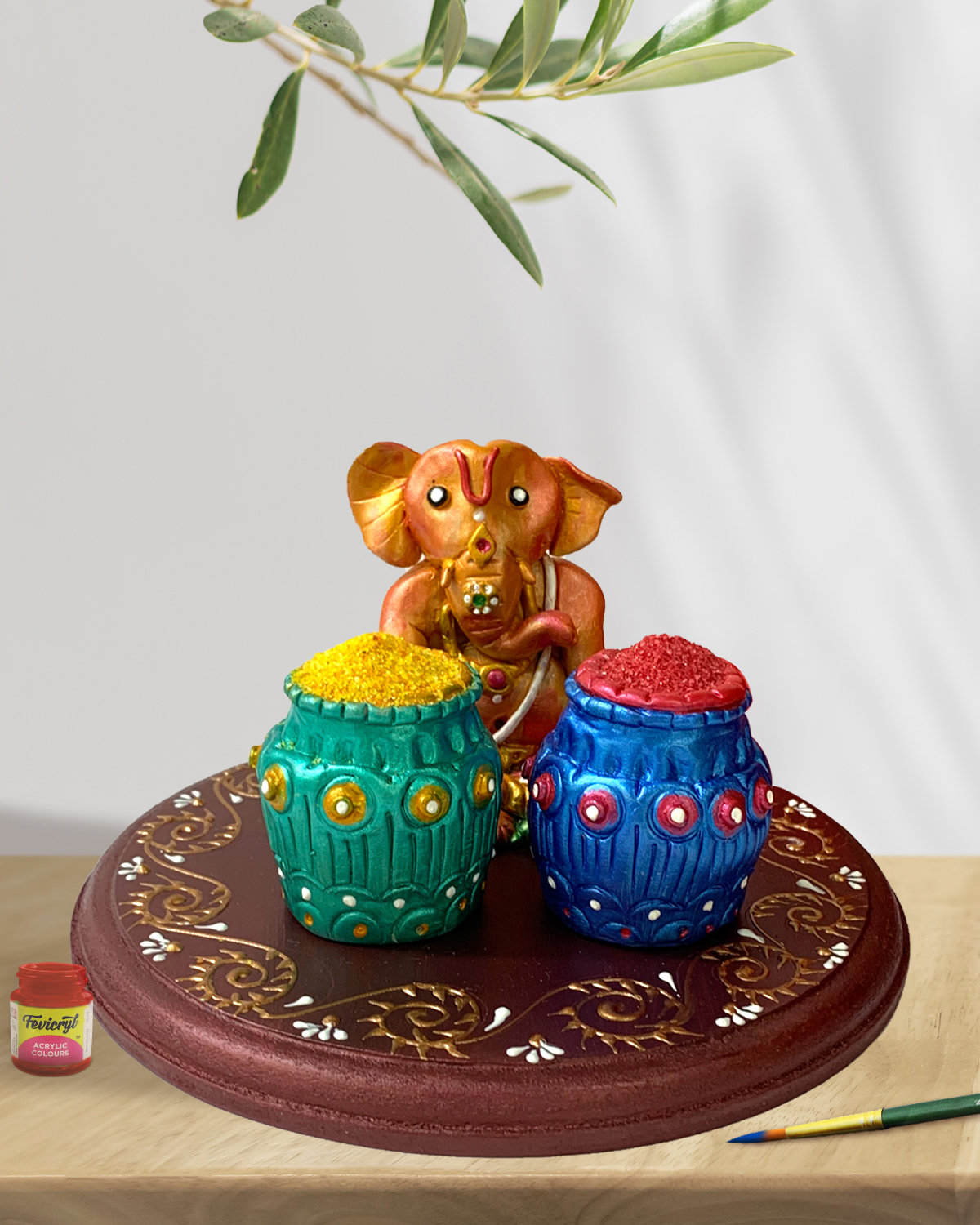Haldi Kumkum Holder | Hobby Ideas Haldi Kumkum Holder | Hobby Ideas